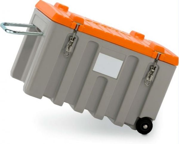 CEMbox Trolley 150 l, grey/orange | CEMO
